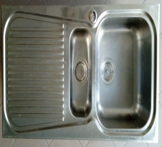 Lavello in acciaio inox a doppia vasca jollynox